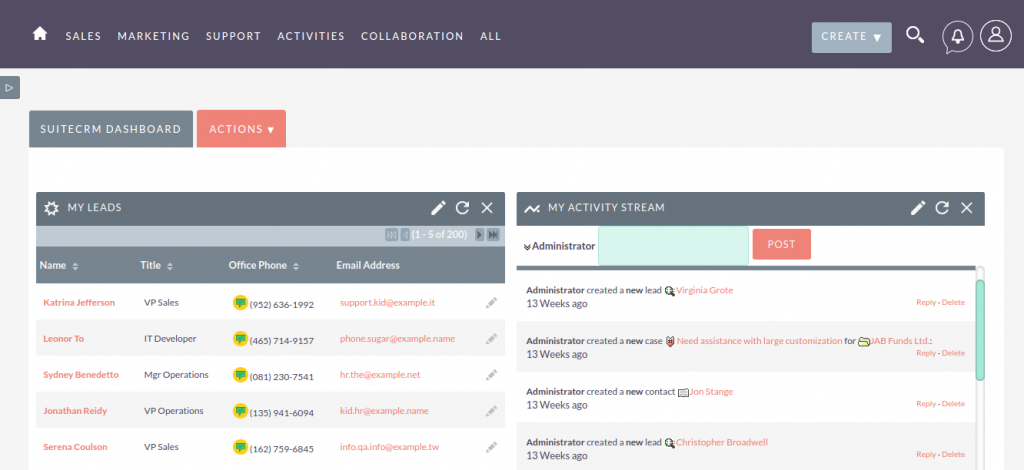 Suitecrm Customization Dreamer Technologies
